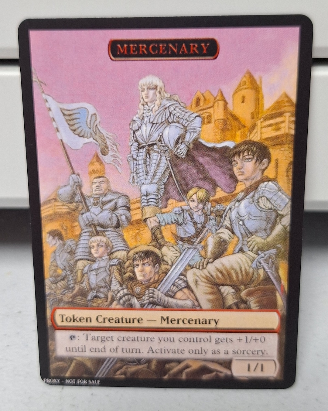 Mtg Mercenary 1/1 Double Sided Token Alternative Art - EDH, Commander ...