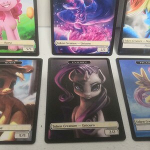 Mtg My Little Pony Horse/pony/pegasus Token Set Alternative - Etsy