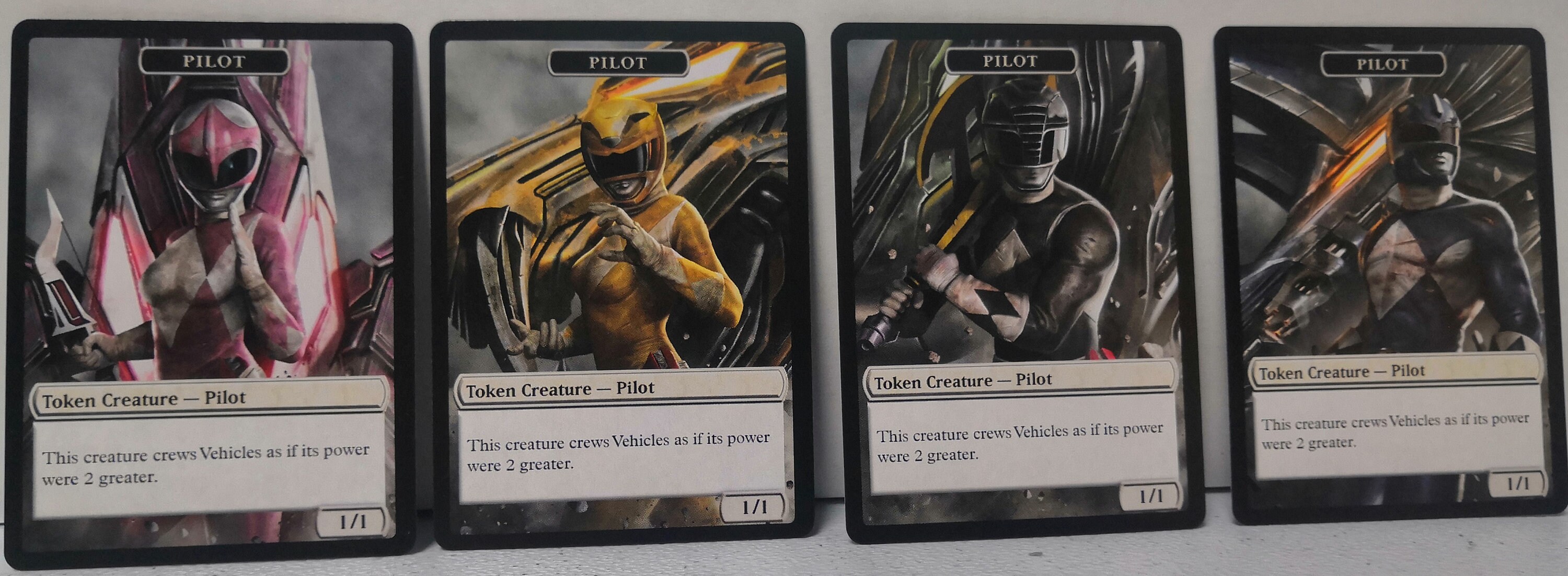 Mtg Pilot 1/1 and Mechtitan 10/10 Token Alternative Art EDH - Etsy