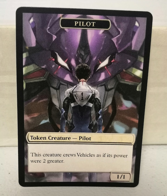 Mtg Pilot 1/1 and Mechtitan 10/10 Token Alternative Art EDH - Etsy