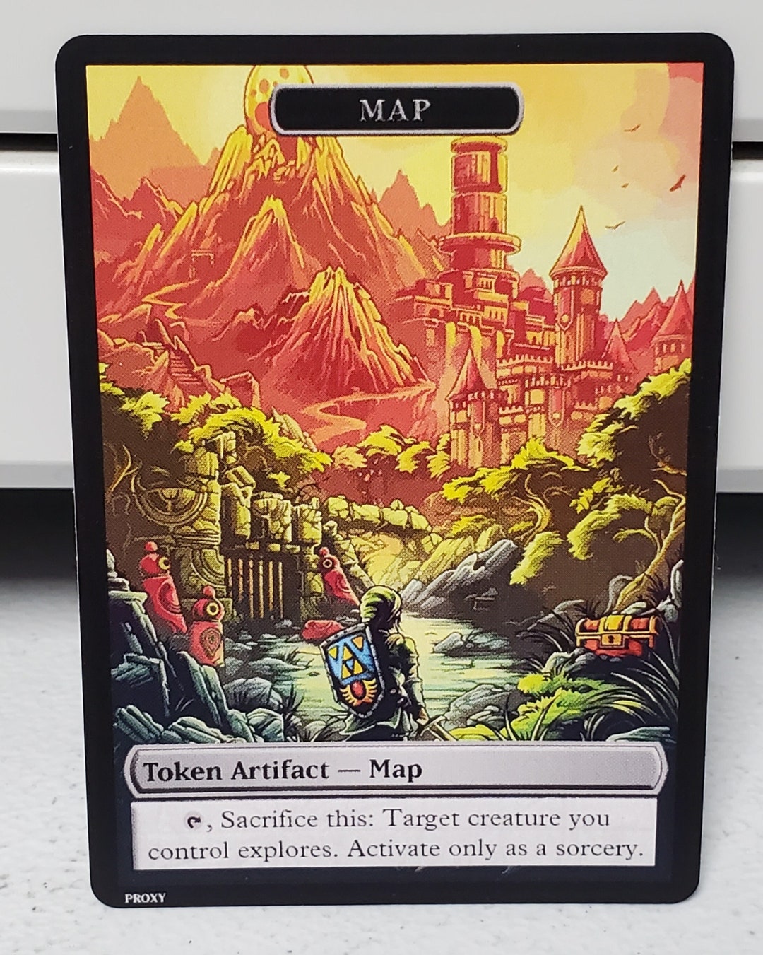 Mtg Map Double Sided Token Alternative Art EDH, Commander, Cube Draft ...