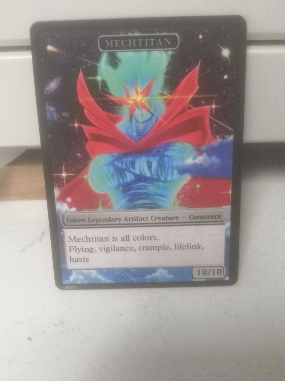 Mtg Pilot 1/1 and Mechtitan 10/10 Token Alternative Art EDH, Commander ...