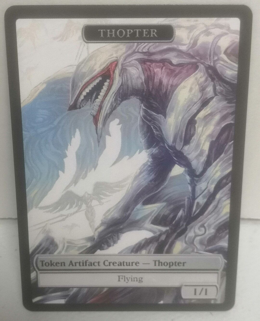 Mtg Thopter 1/1 Double Sided Token Alternative Art EDH, Commander, Cube ...