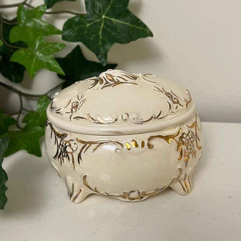 Gold Trinket Dish Lid - Etsy