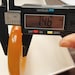 Chubby 52 Mm Natural Fanta Bright Yellow Orange Chalcedony Bangle - Etsy