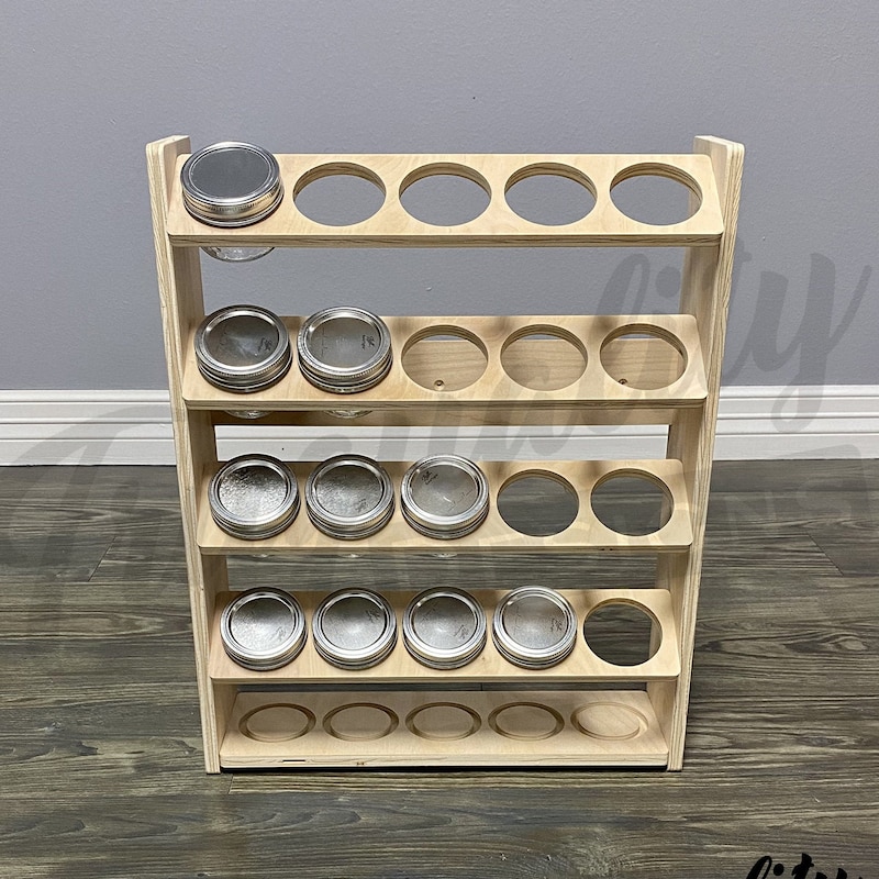 Mason Jar Rack - Etsy