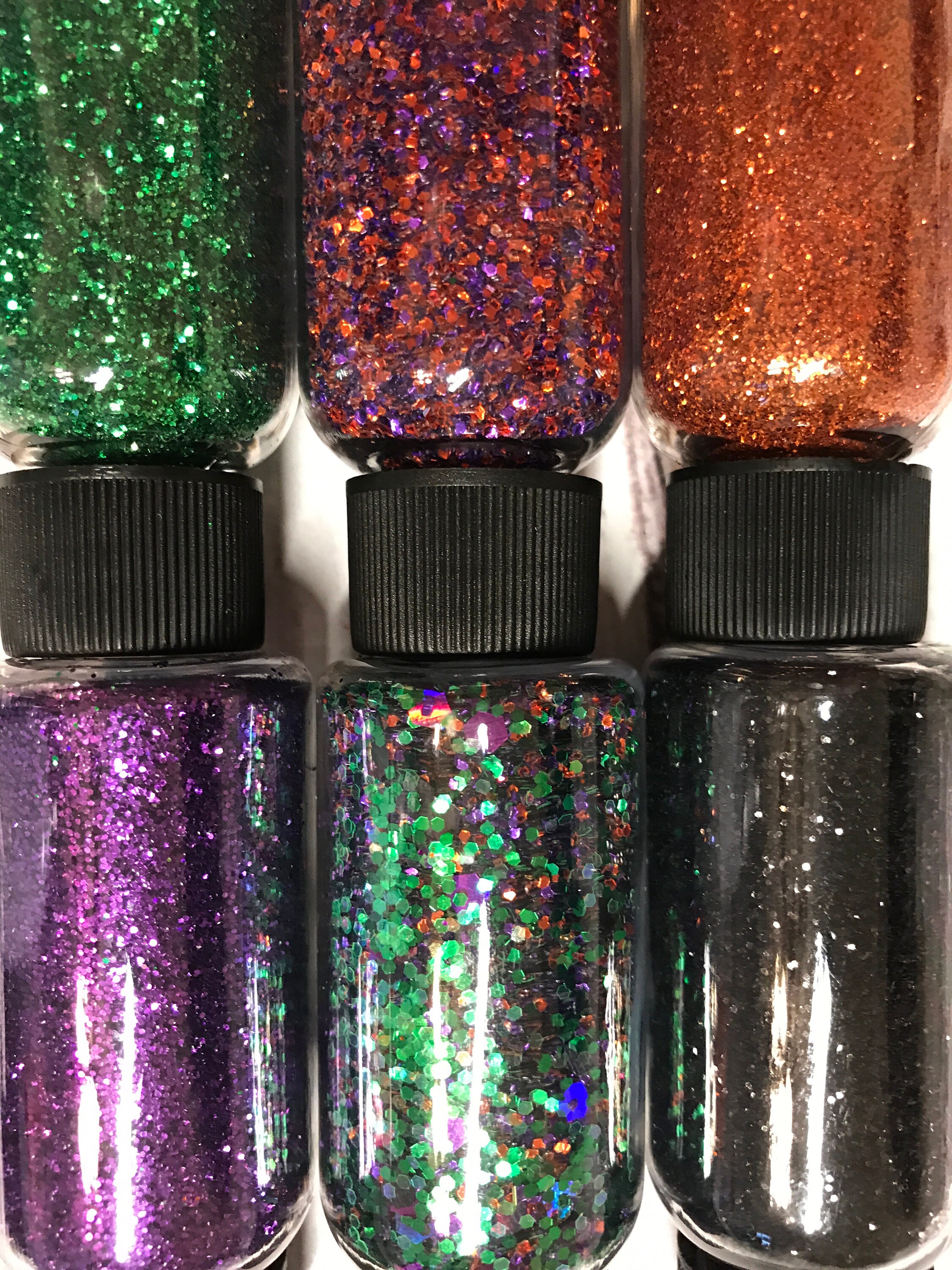 Halloween Theme Glitter Set - 1 oz each - 6 Custom Mixes