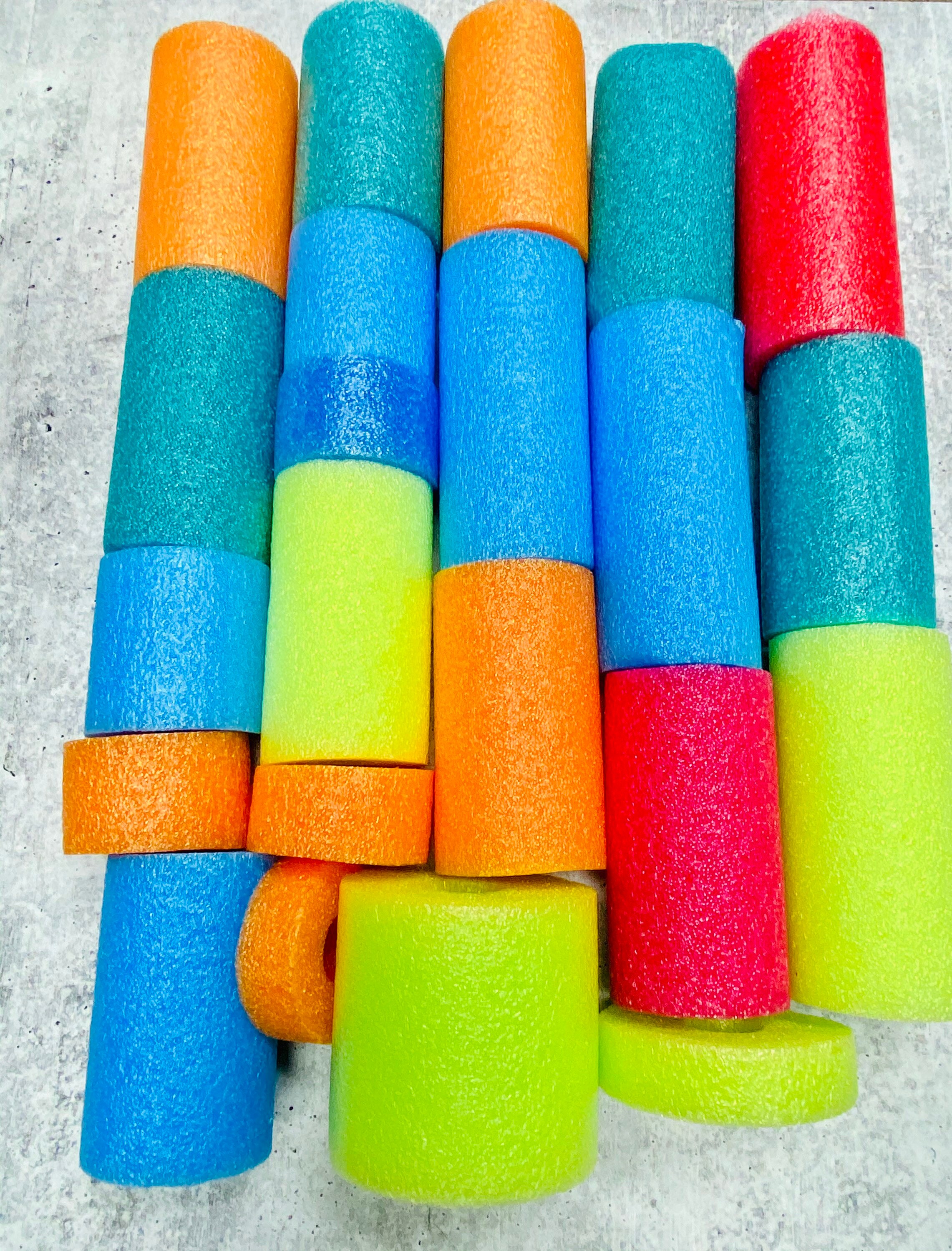 Random size, length pool noodles for cup turners - cuptisserie - All in ...