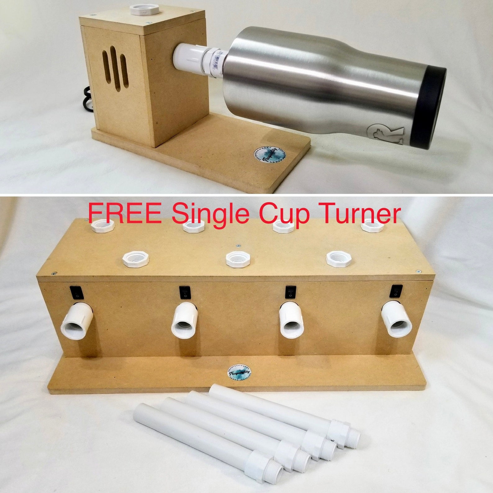 LIMITED TIME DEAL - Four Cup Turner With Cooling Fan and Drying Rack ...