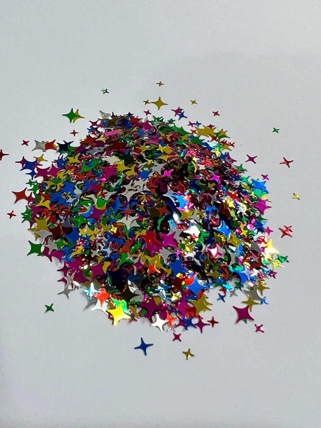 April CLEARANCE - Chunky Holographic Star Glitter - Available in 1/2 Oz ...