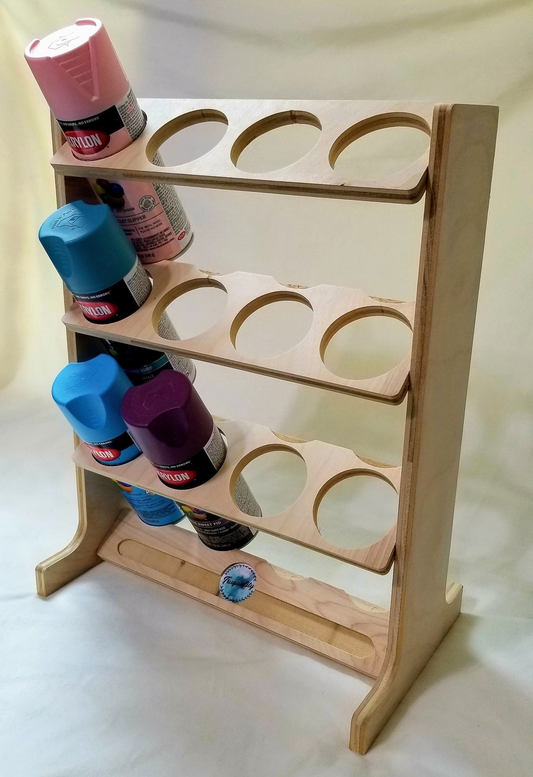 Free Standing Spray Paint Can Holder - Paint Storage - Organizer - Etsy