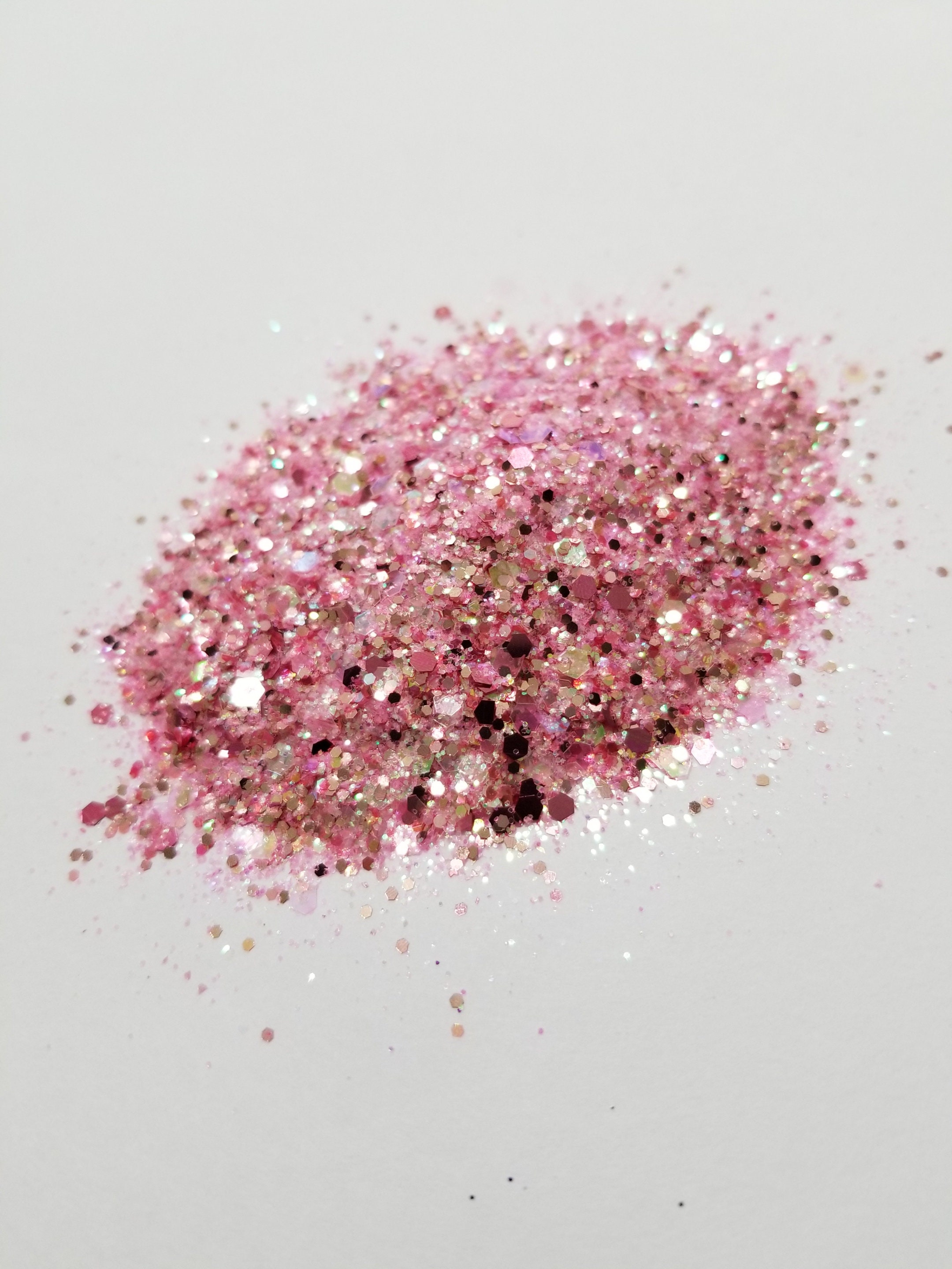 Rose Bloom Pink Glitter Mix - Available in 1,2, or 4 oz