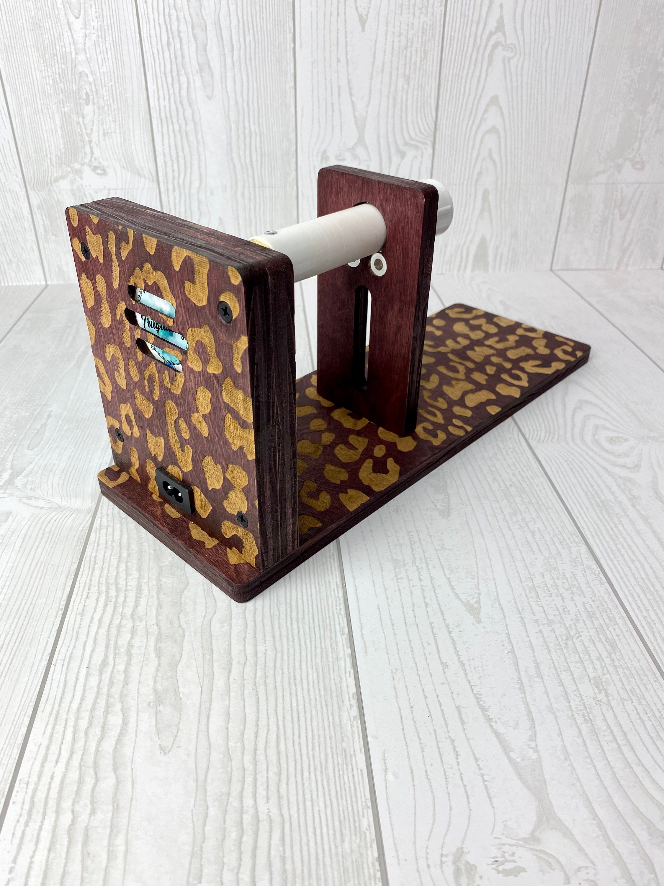 Black Cherry Leopard Single Cup Turner - Cuptisserie - One Cup Turner ...