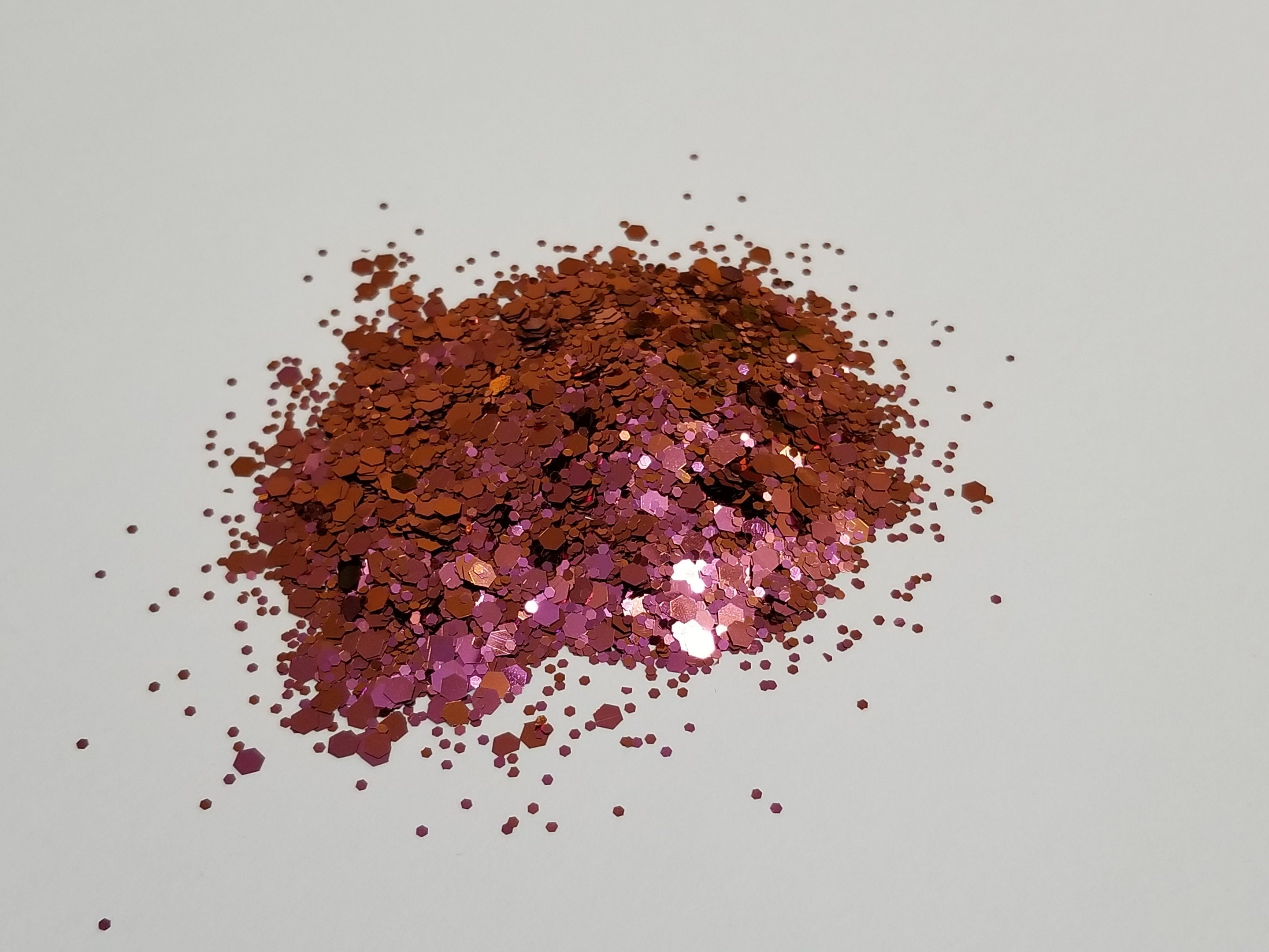 Copper Pink - Color Shift Glitter Mix - Available in 1/2 oz - Polyester ...