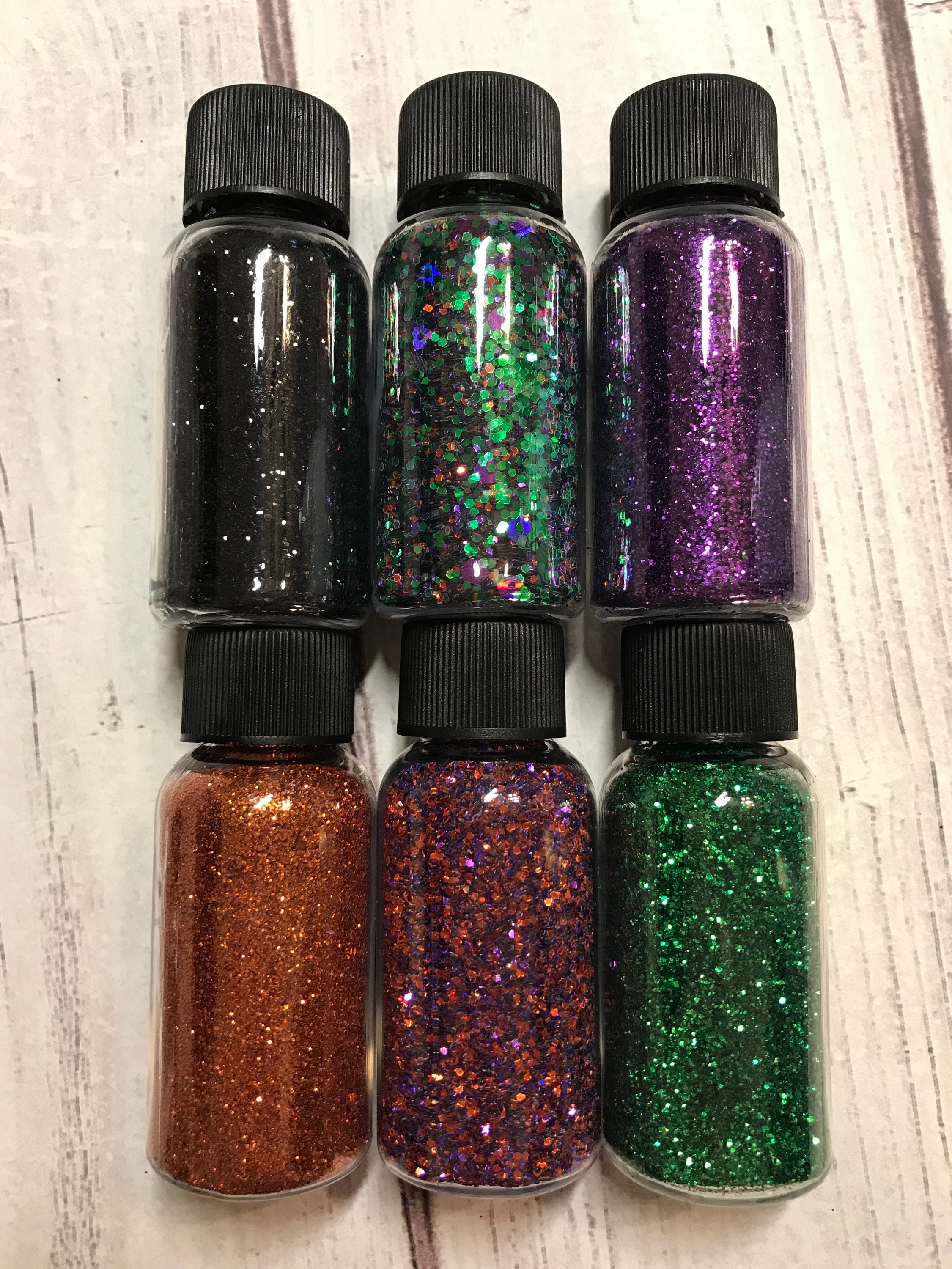 Halloween Theme Glitter Set - 1 oz each - 6 Custom Mixes