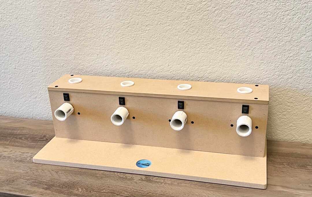 READY TO SHIP - Compact Four Cup Turner With Drying Rack - 2.5-3 Rpm ...