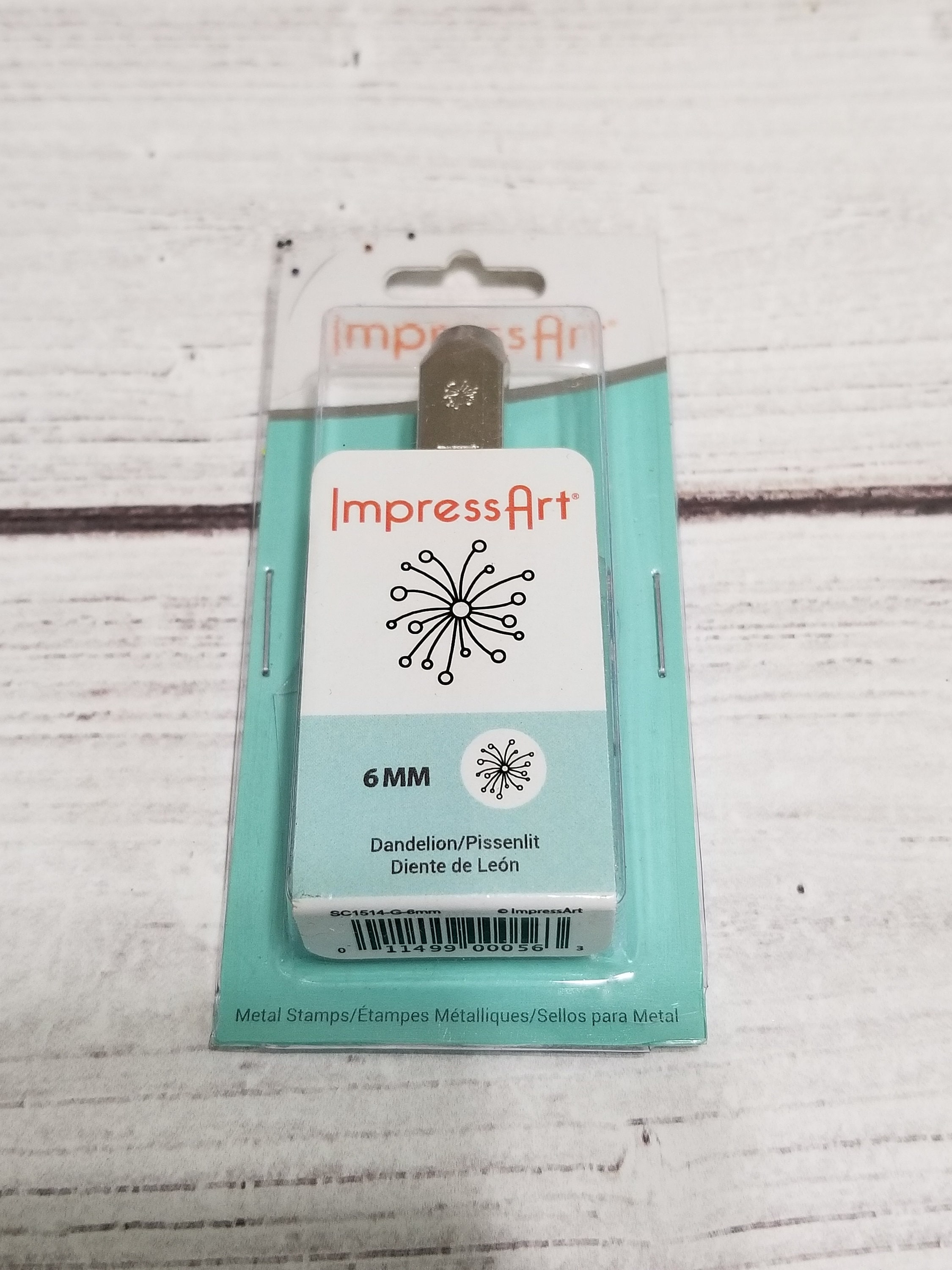 ImpressArt Dandelion Stamp - 6mm