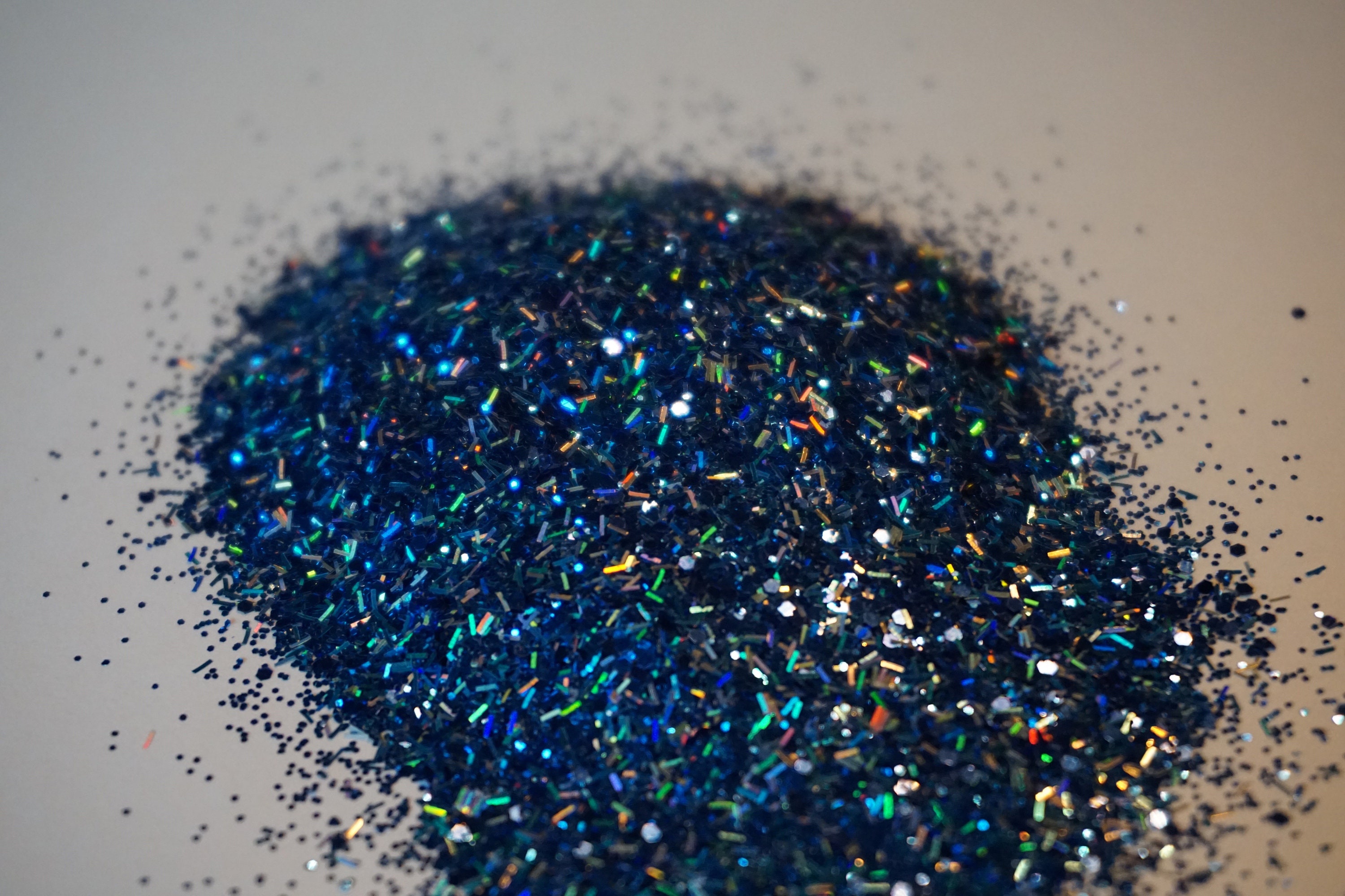 Blue Holographic Glitter Mix - Available in 1,2, or 4 oz