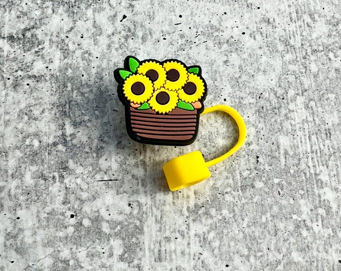 Cute Sunflower Straw Topper - 10MM Straws - Cute Straw Topper - Etsy