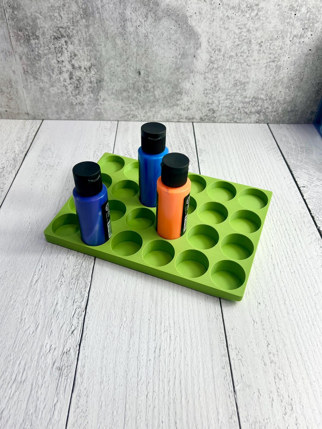 SCRATCH & DENT - 3D Printed Paint Bottle Holder - Holds Twenty Four 2 ...