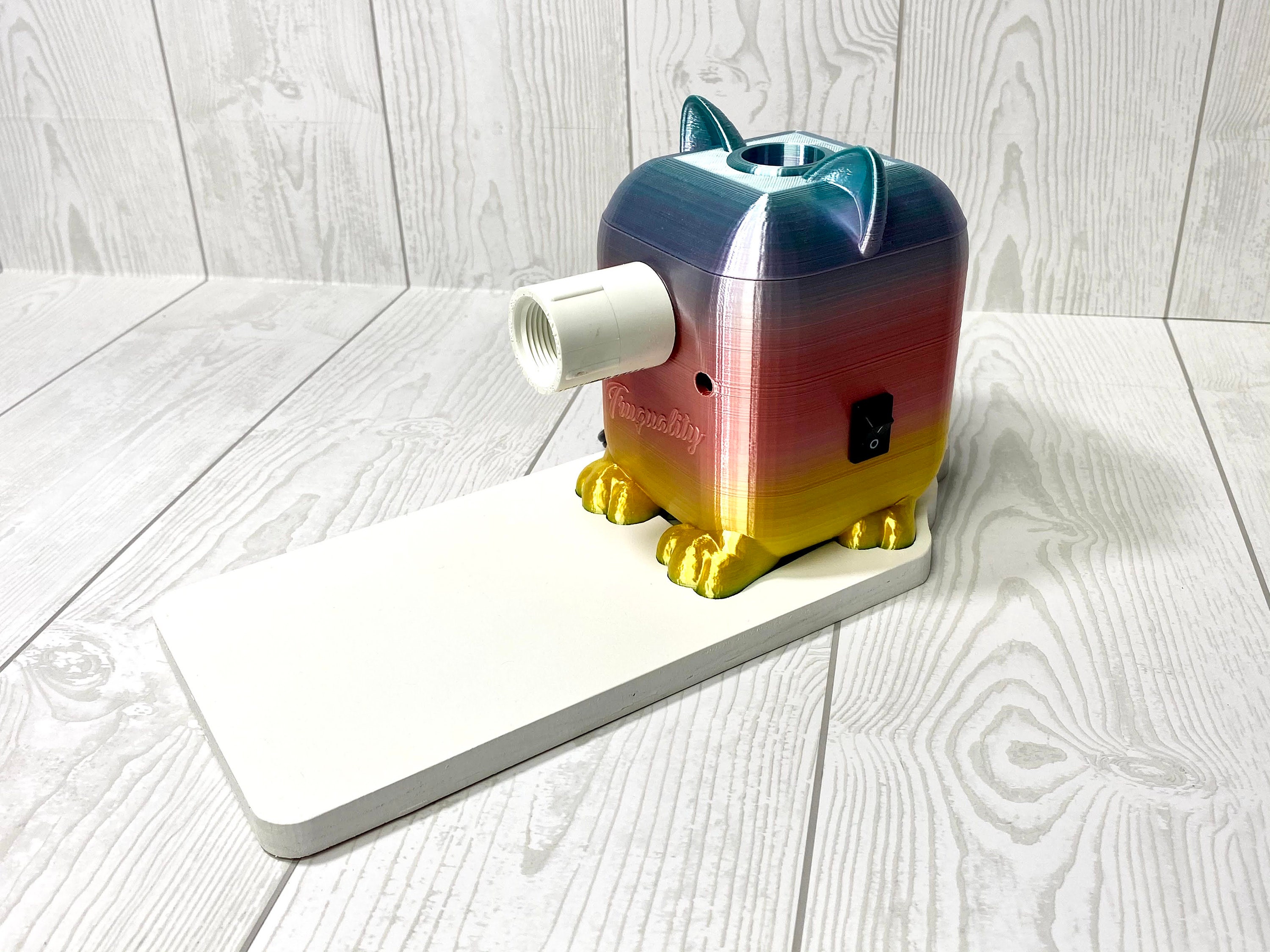 Cat Single Cup Turner - 3D Printed - One Cup Turner for Making Glitter ...