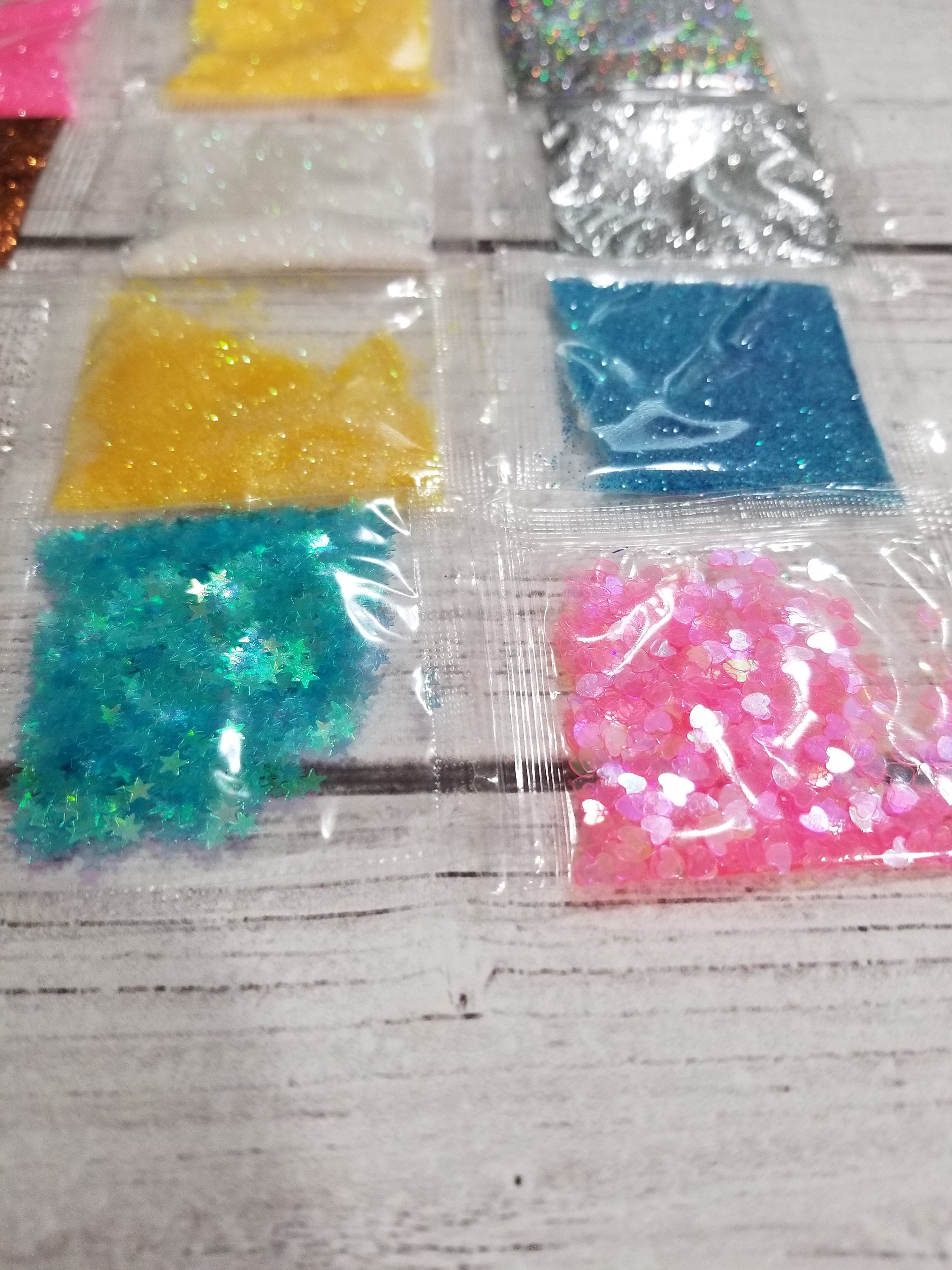 20 Glitter Sample Packs - New - C1