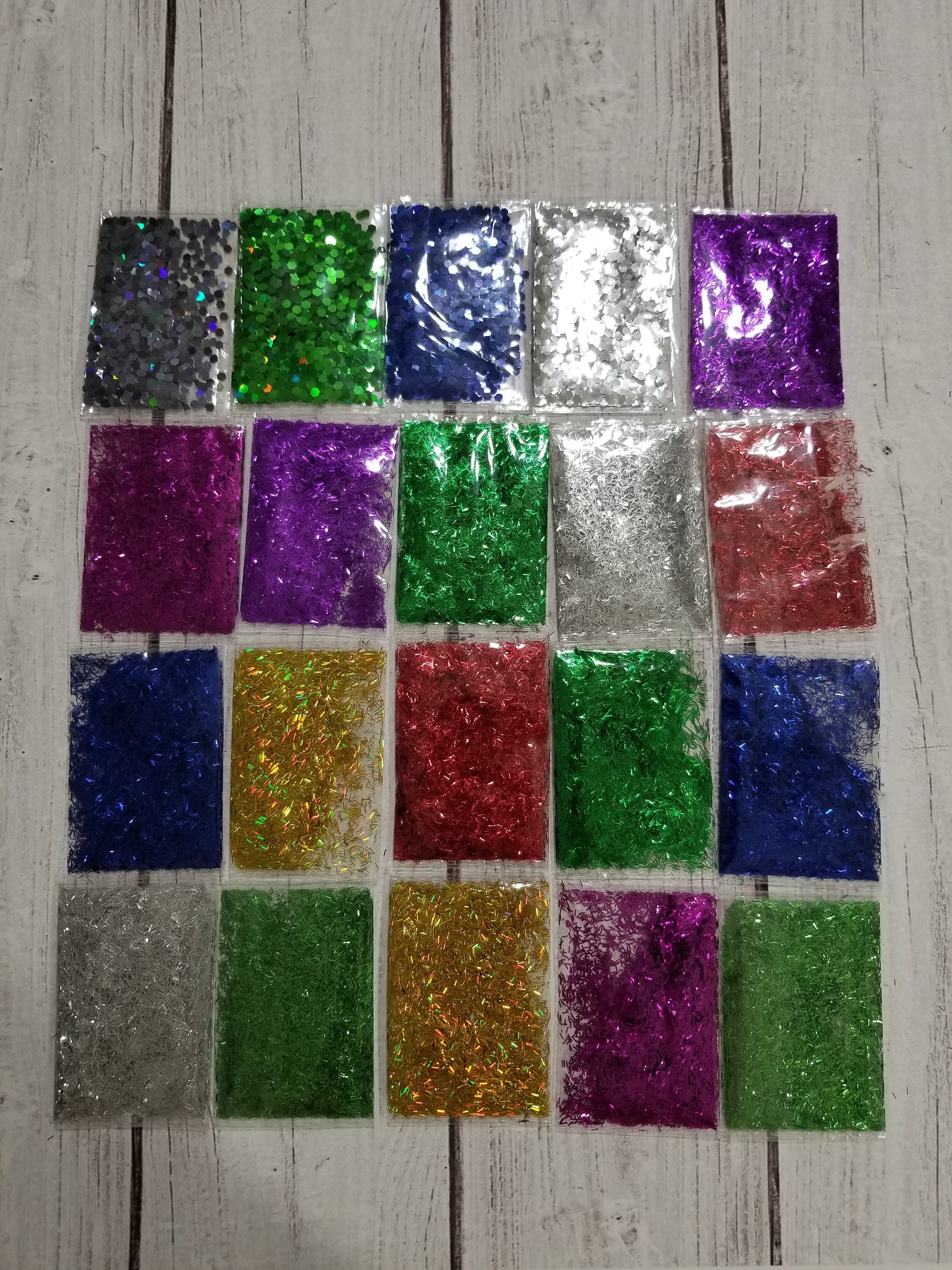 20 Glitter Sample Packs - New - A1
