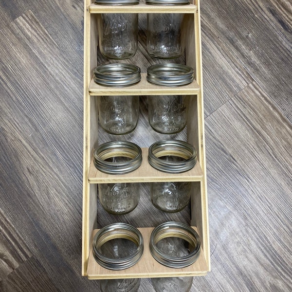 Mason Jar Rack - Etsy