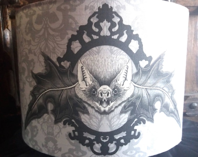 Victorian Gothic Bat Lamp Shade, Gothic Home Decor 25cm Light Shade - Etsy