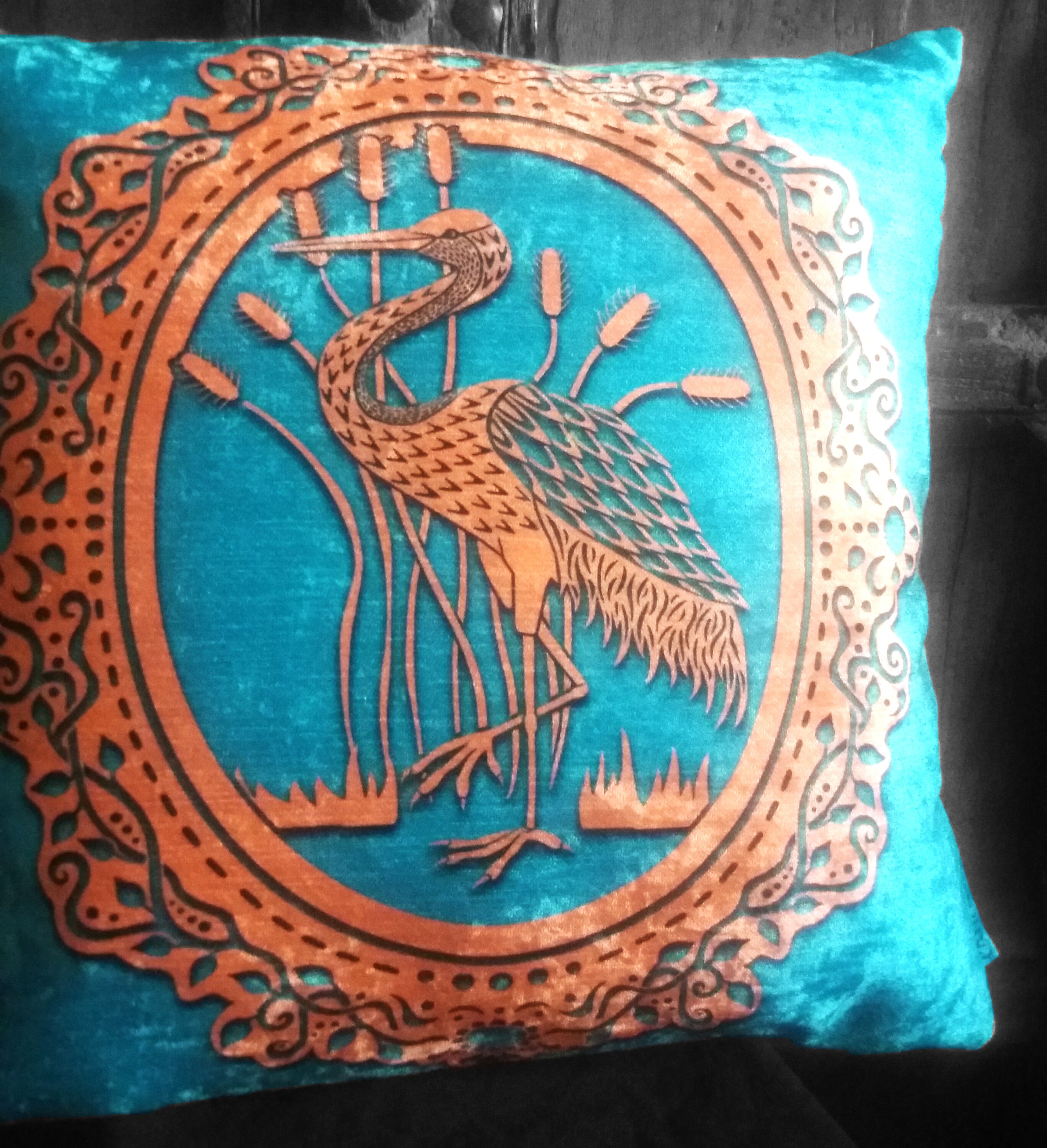 Victorian Papercut Style Peacock Cushion Bird Themed Luxury - Etsy