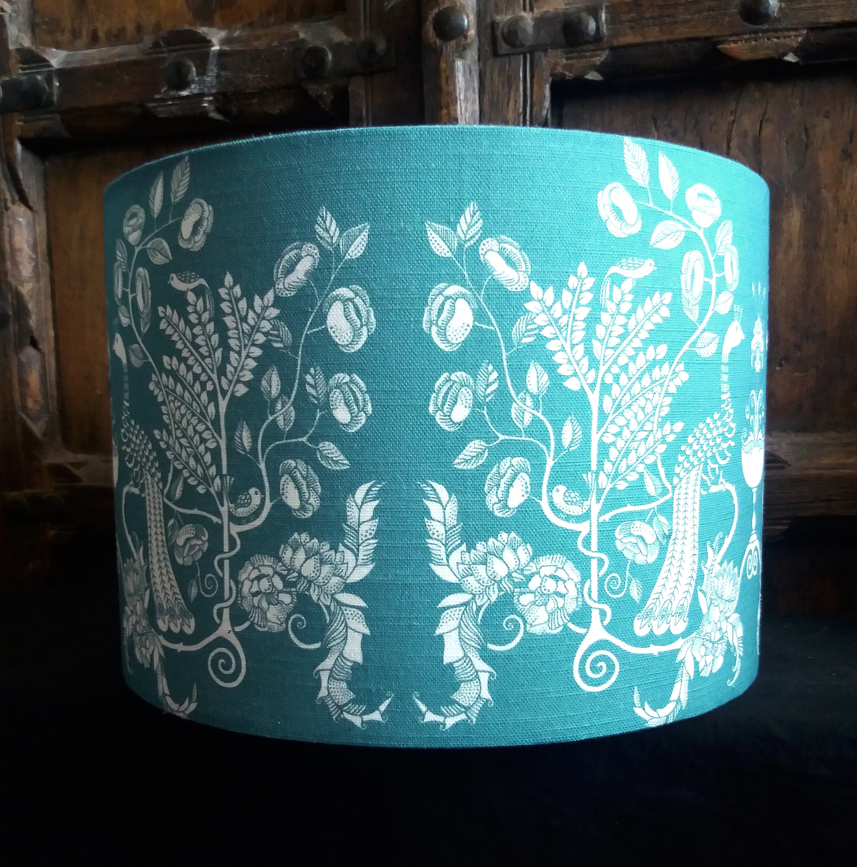 Peacock Victorian Gothic light shade Choose colour | Etsy