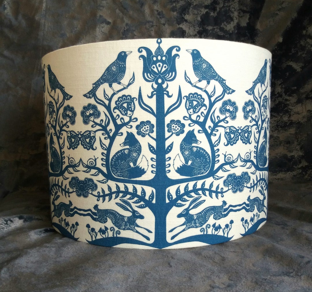 Woodland Folk Light Shade, Cottagecore Home Decor Lampshade, 30cm ...