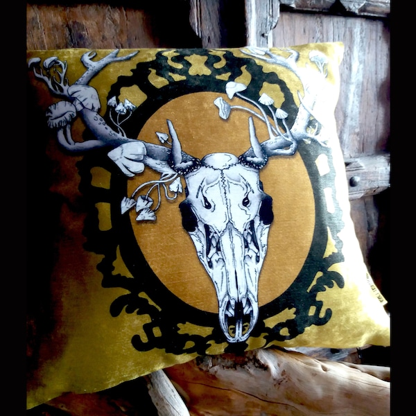 Skull Pillow - Etsy