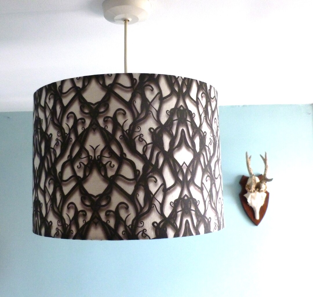 Gothic Home Decor Lightshade, 30cm Pendant Ceiling Shade, Victorian ...