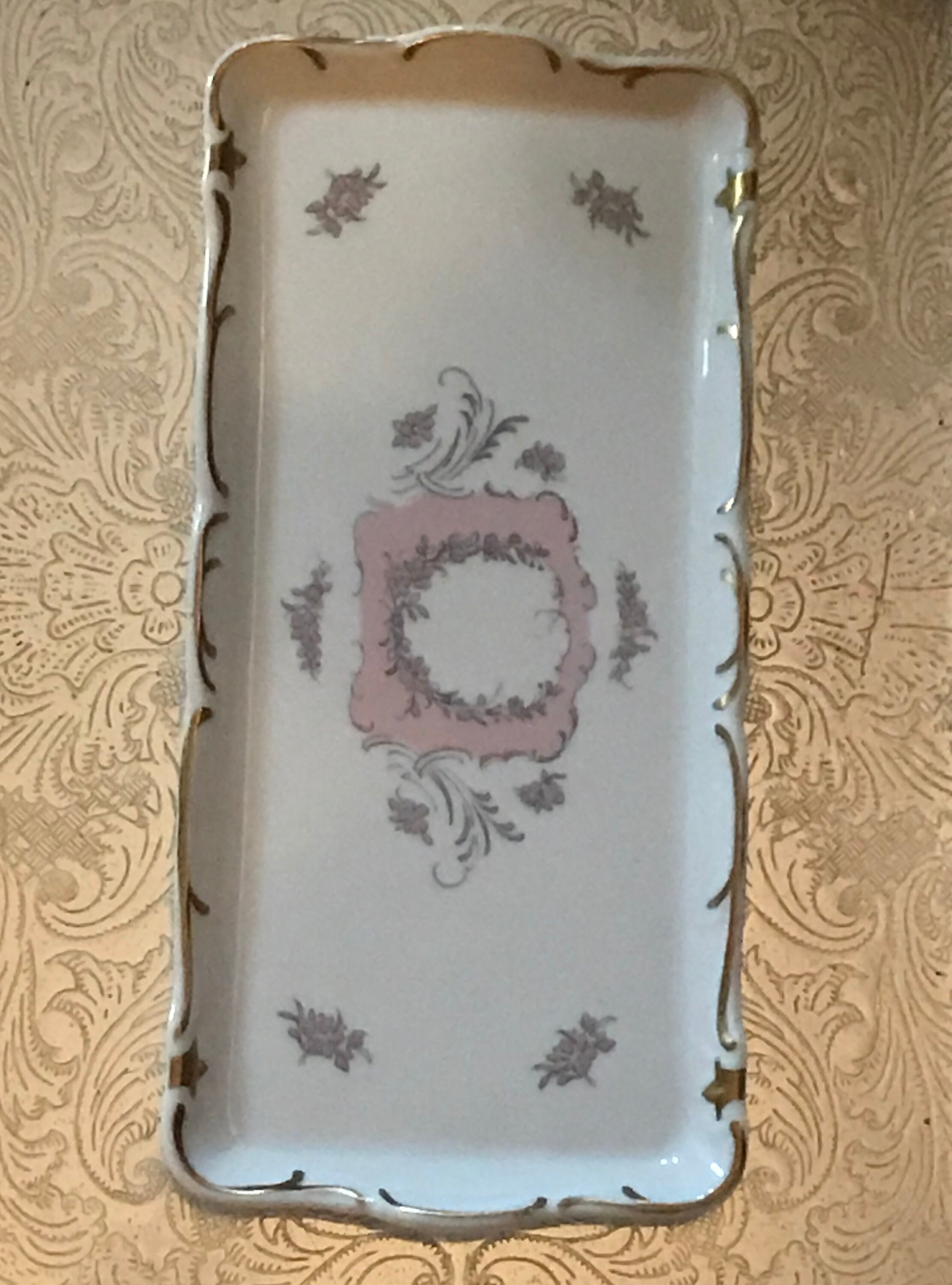 Vintage REICHENBACH Porcelain Tray. Made in German Democratic - Etsy