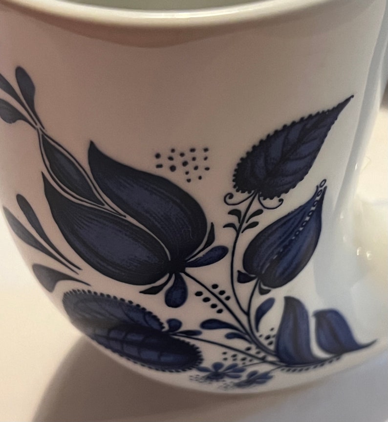 A Nice and Rare Drinking Horn/mug. Made in Norway by Figgjo. Porcelain ...