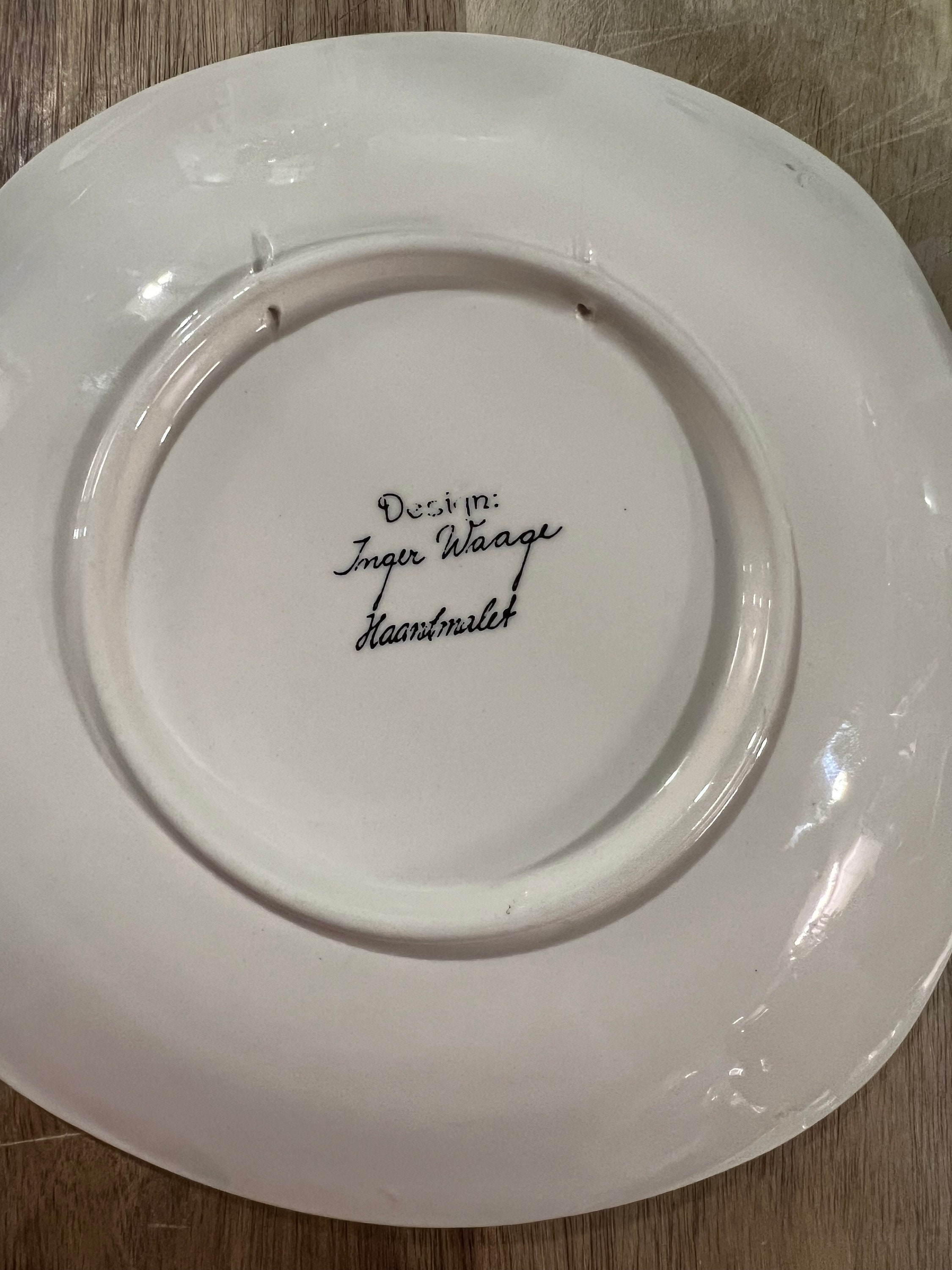 Vintage Denmark Plate, Made by Stavanger Flint ( Norway) in the 60s ...