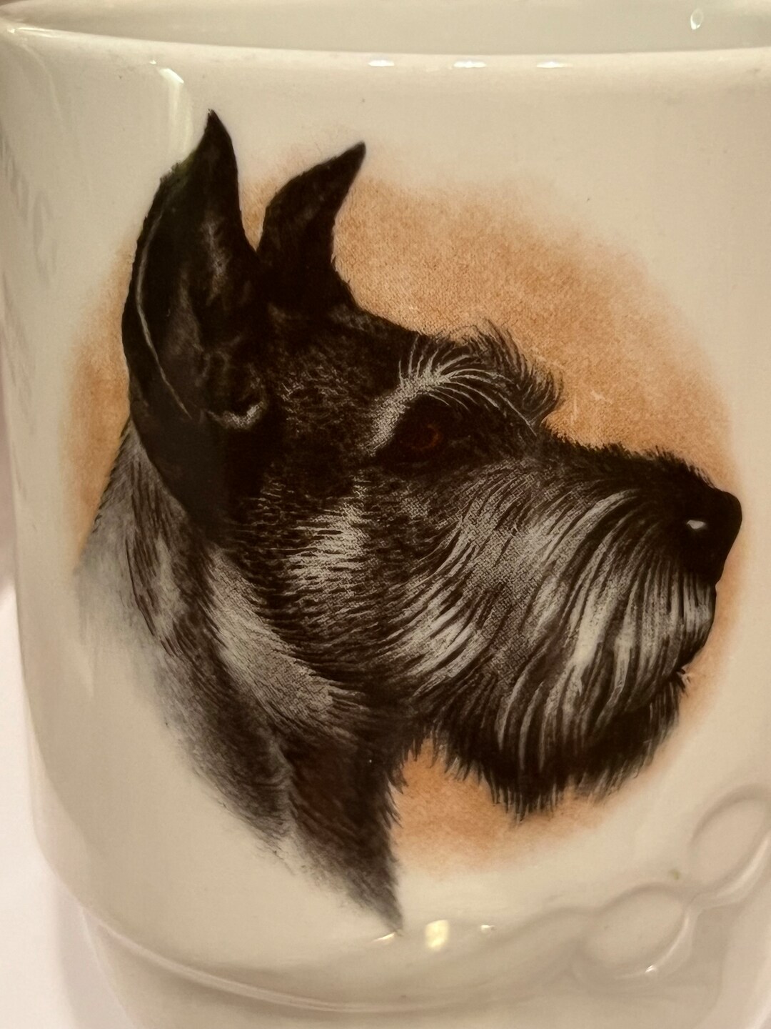Vintage Mug From FIGGJO, Norway. Terrier Decor on One Side. Nice ...