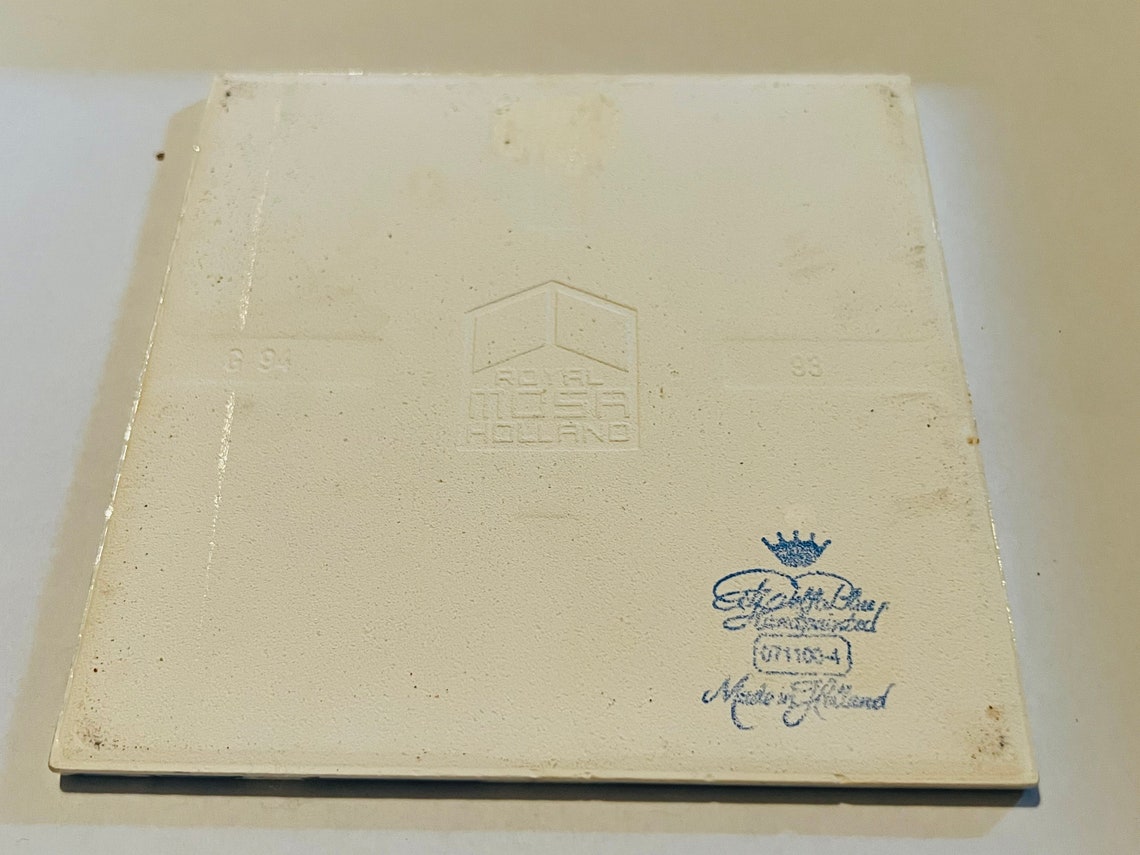 Dutch Vintage Blue and White Delft Tile. Collectable Item. - Etsy