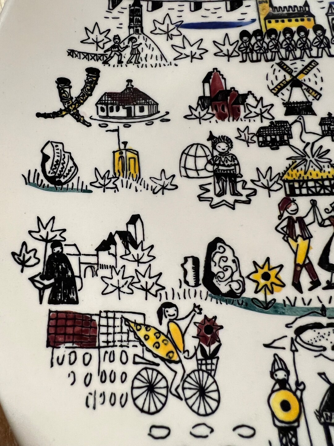 Vintage Denmark Plate, Made by Stavanger Flint ( Norway) in the 60s ...