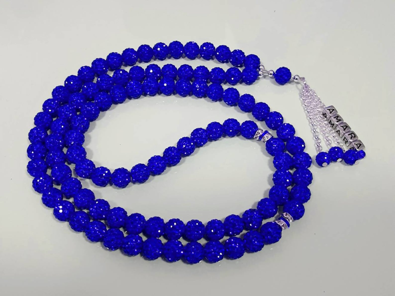 Luxury 100 Bead Tasbeeh Tasbih Premium Shamballa Personalised Islamic ...