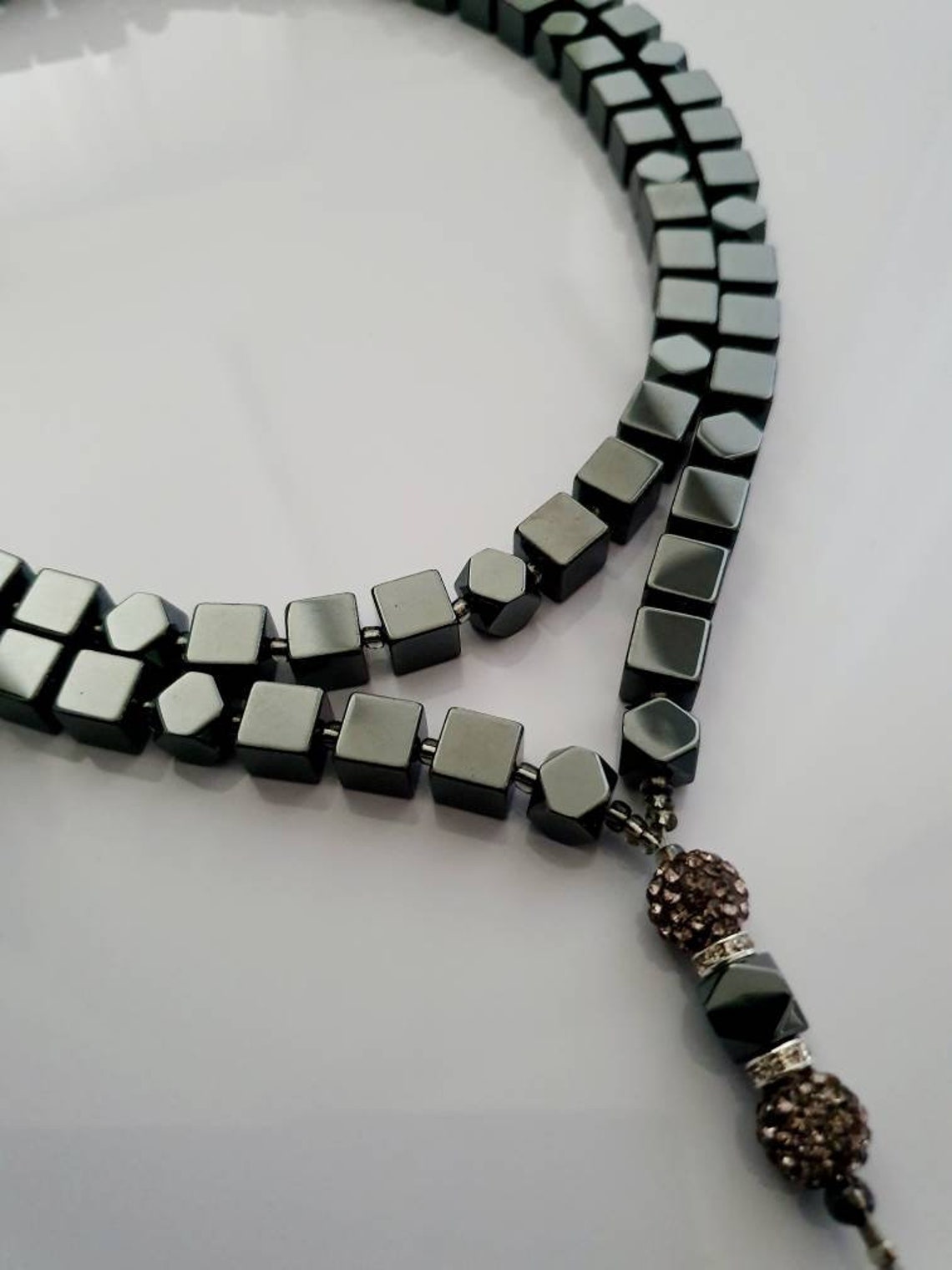 Luxury 100 Bead Tasbeeh Tasbih Premium Hematite Cube | Etsy