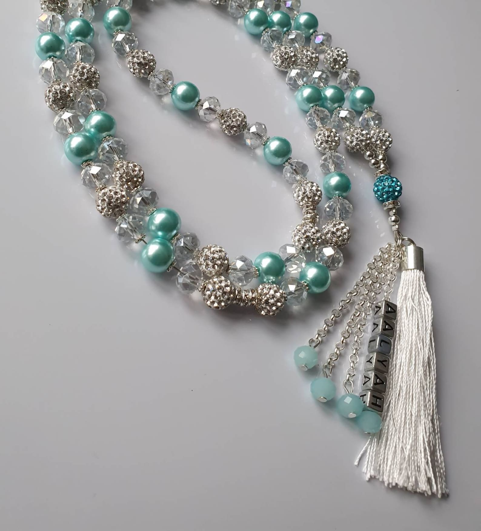 Luxury 100 Bead Tasbeeh Tasbih Premium Shamballa Crystal Pearl - Etsy