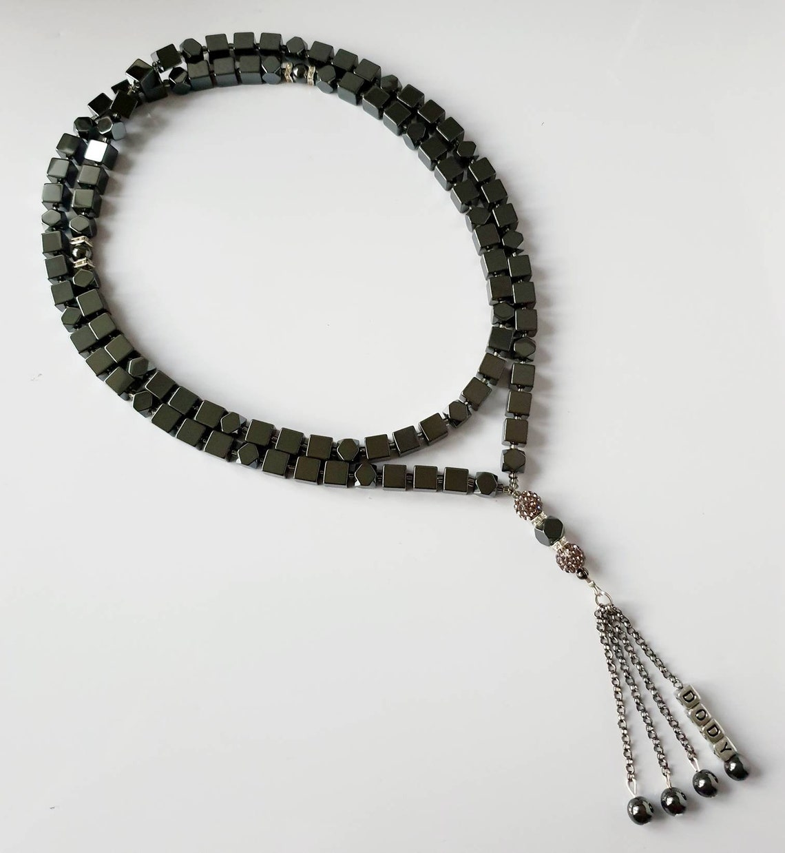 Luxury 100 Bead Tasbeeh Tasbih Premium Hematite Cube | Etsy