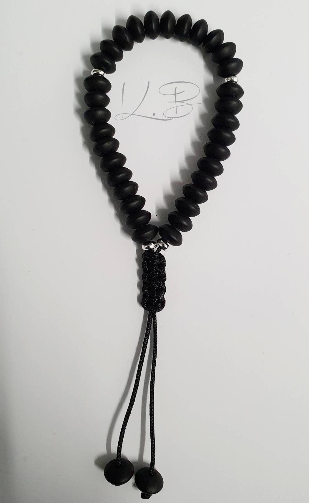 Luxury 33 Bead Mini Tasbeeh Tasbih Matte Black Onyx Beads | Etsy