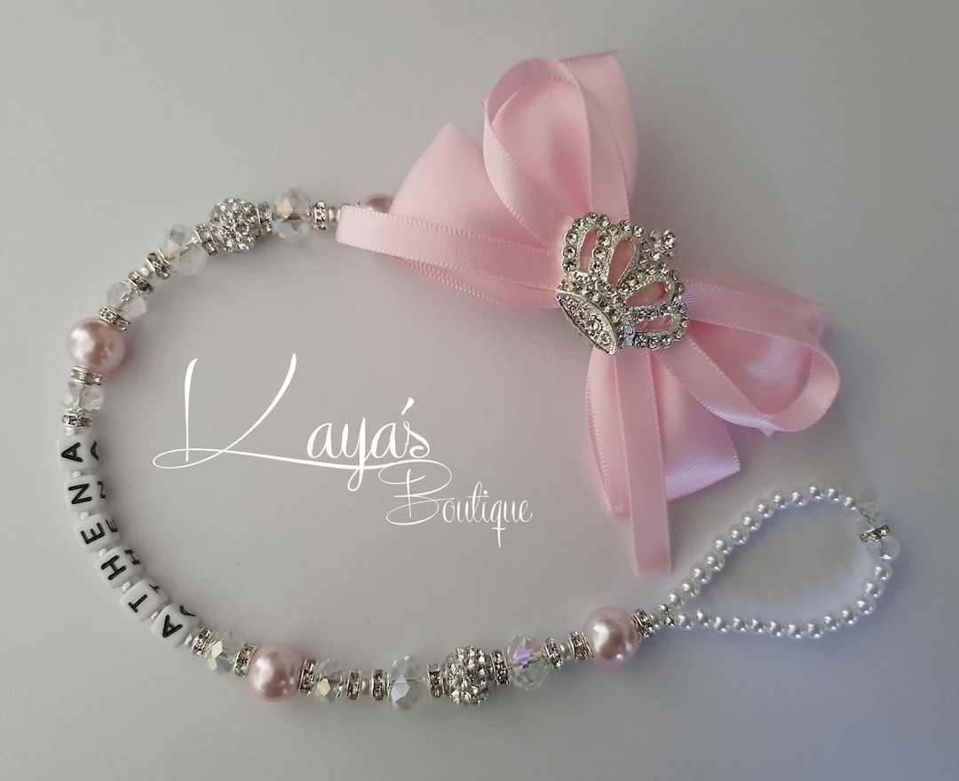 REBORN KEEPSAKE* Rhinestone Crown* Bow- Luxury Romany Pearl Crystal ...