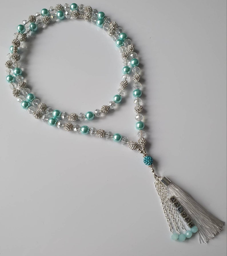 Luxury 100 Bead Tasbeeh Tasbih Premium Shamballa Crystal Pearl | Etsy