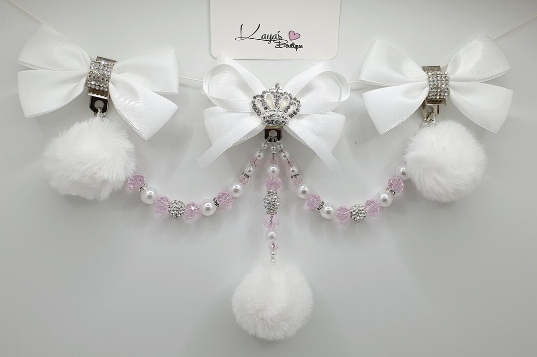 Big Bows Romany Triple Clip Hanging Pram Charm Shamballa - Etsy