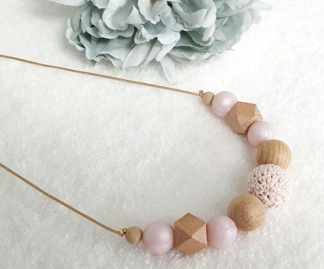 Breastfeeding Necklace, Nursing Fidget Sensory Chunky Necklace, Gift ...