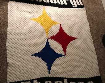 Crochet Steelers Blanket - Etsy